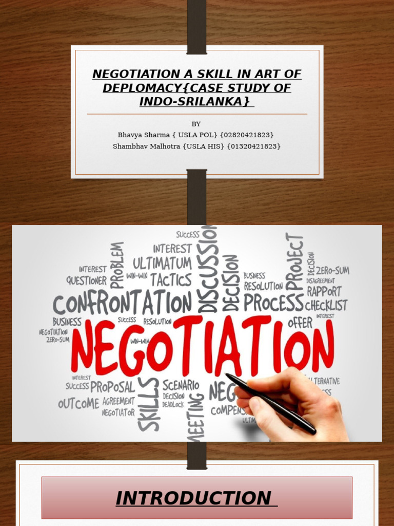 ART OF DIPLOMACY ASSIGNMENT | PDF | Negotiation | International Relations