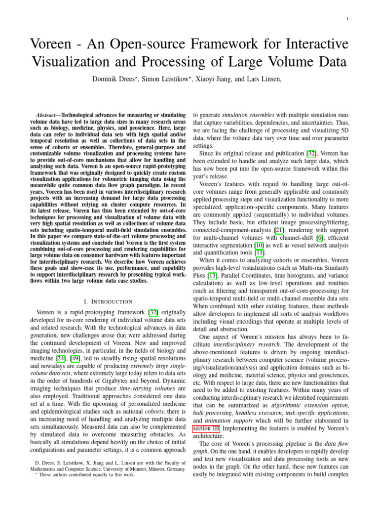 Voreen - An Open-Source Framework For Interactive Visualization and Processing of Large Volume ...