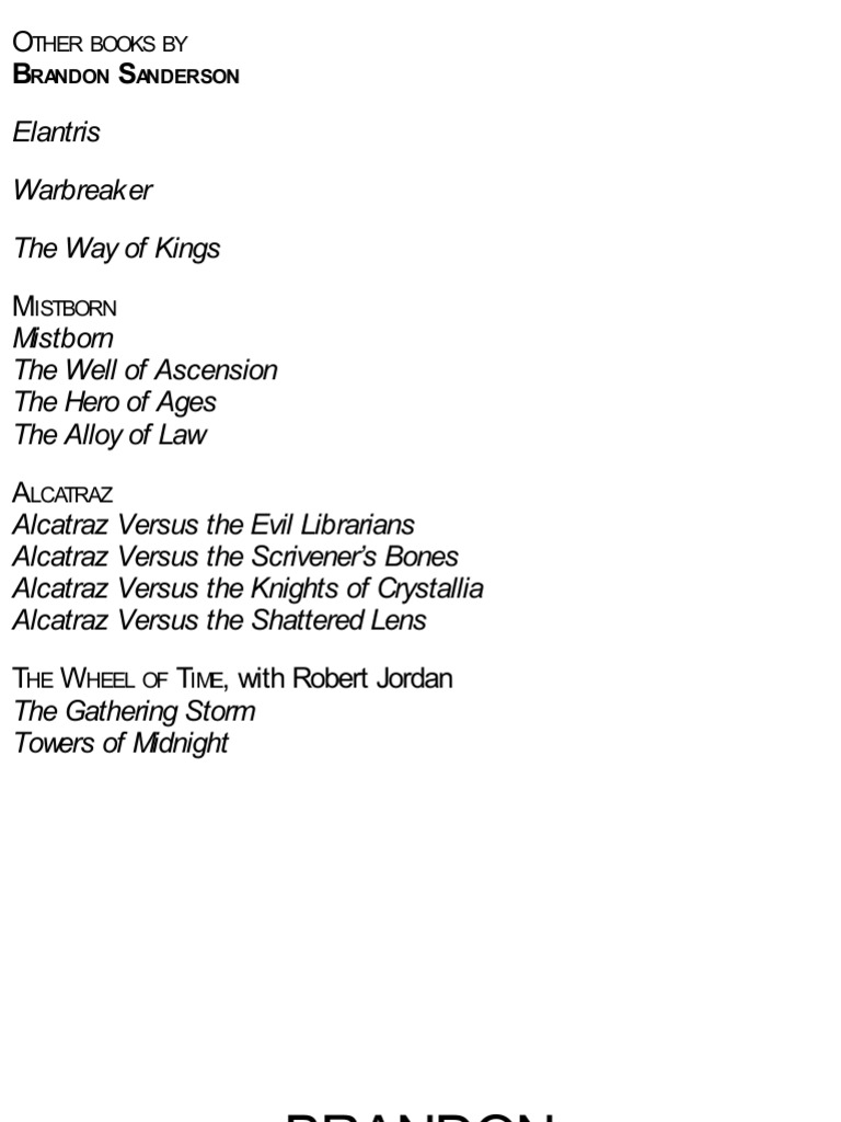 Infinity Blade Awakening. Brandon Sanderson PDF | PDF