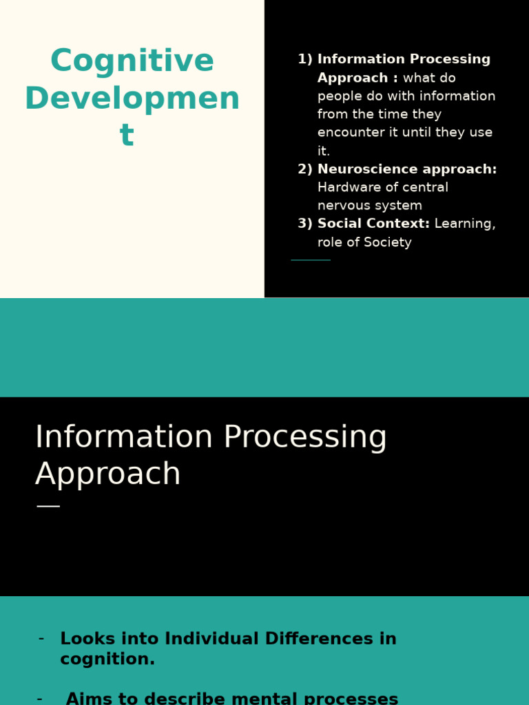 Cognitive Development - Life Span Psychology | PDF