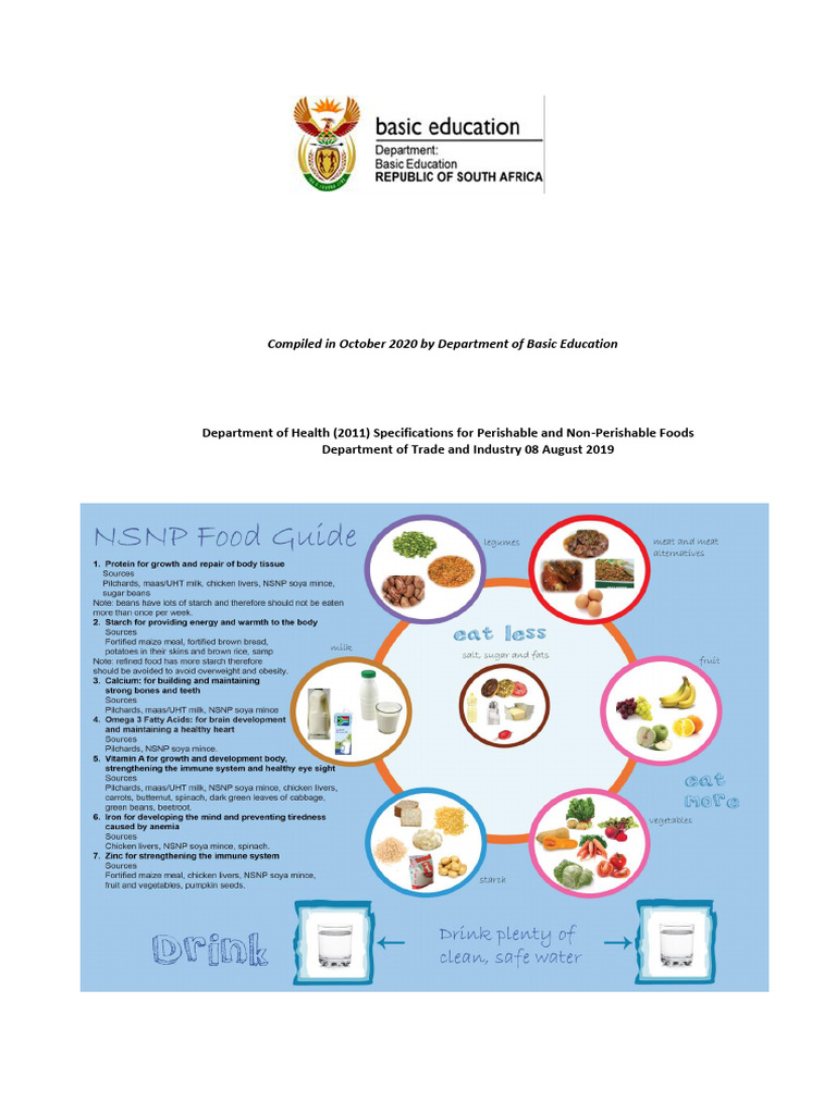 2020 Food Specification Guidelines | PDF | Milk | Flour