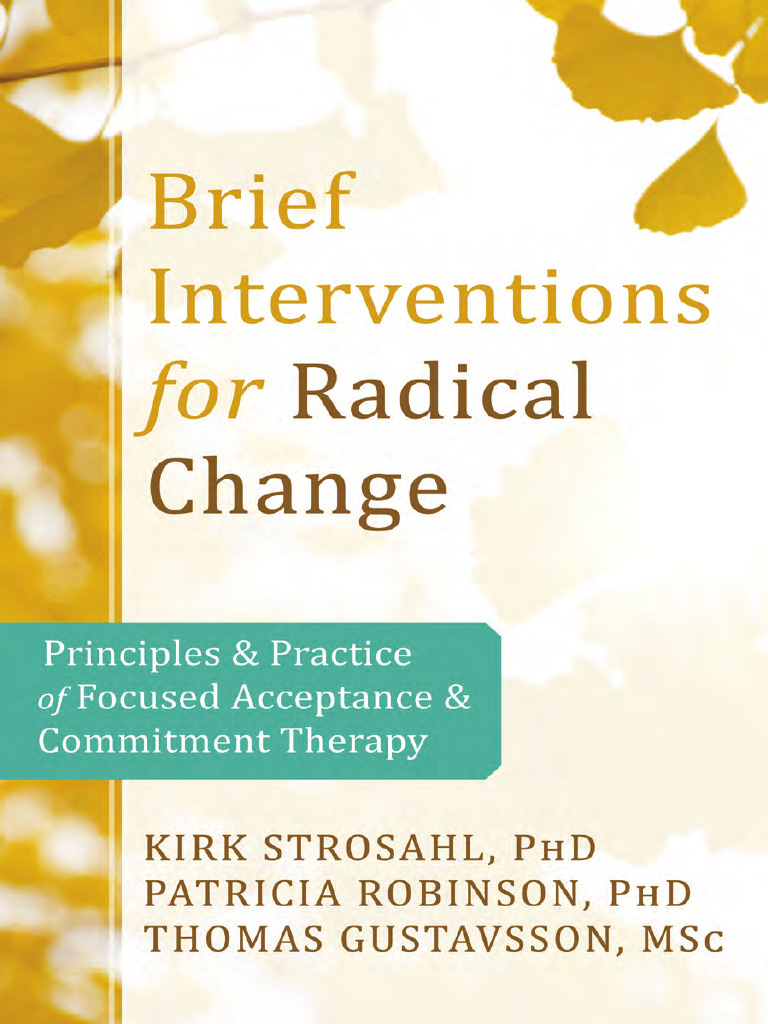 Brief Interventions For Radical Change - Principles and Practice of ...