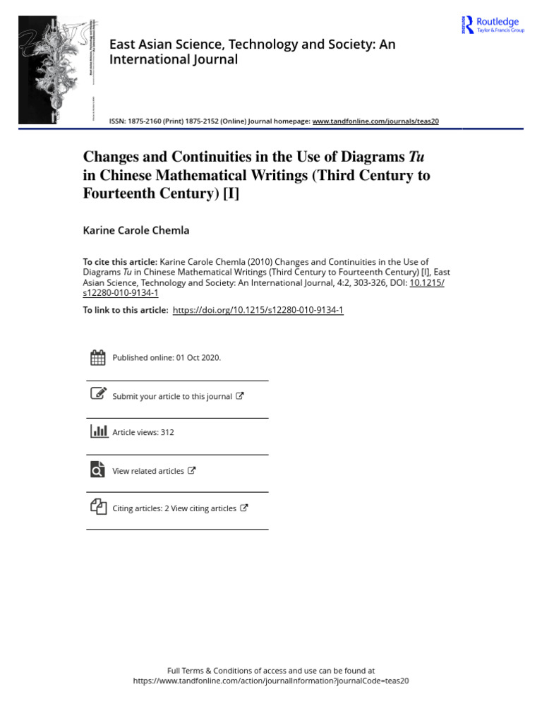 Changes and Continuities in The Use of Diagrams Tu in Chinese ...