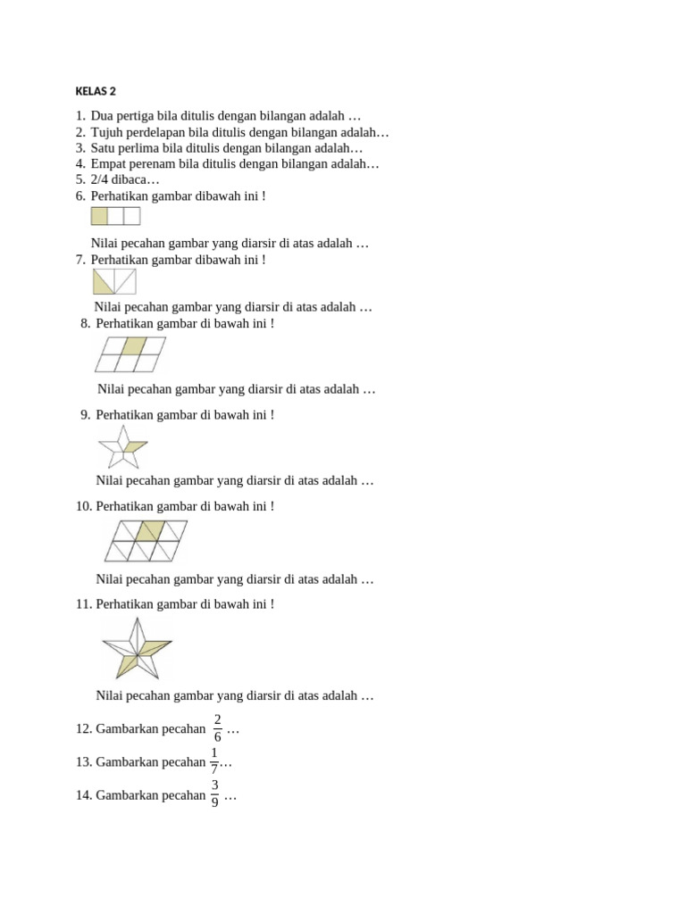 Kelas 2 SMT 2 | PDF