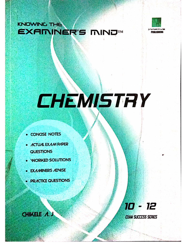 Chemistry Thinking Examiner | PDF