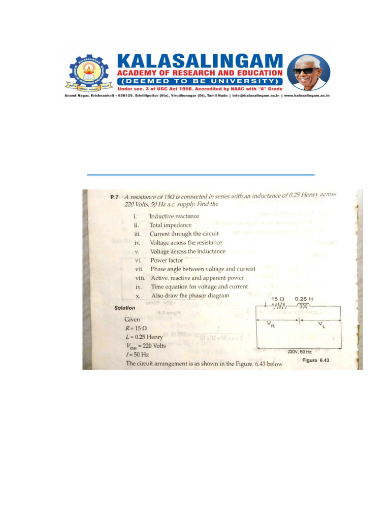 AC Circuit Analysis Practice Problems | PDF | Electrical Impedance ...