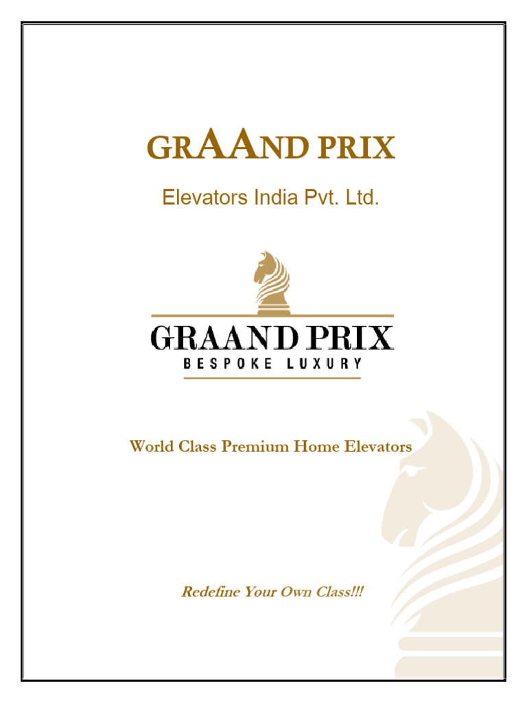 Commercial Offer - GP Elevator - 4 Stops | PDF | Elevator