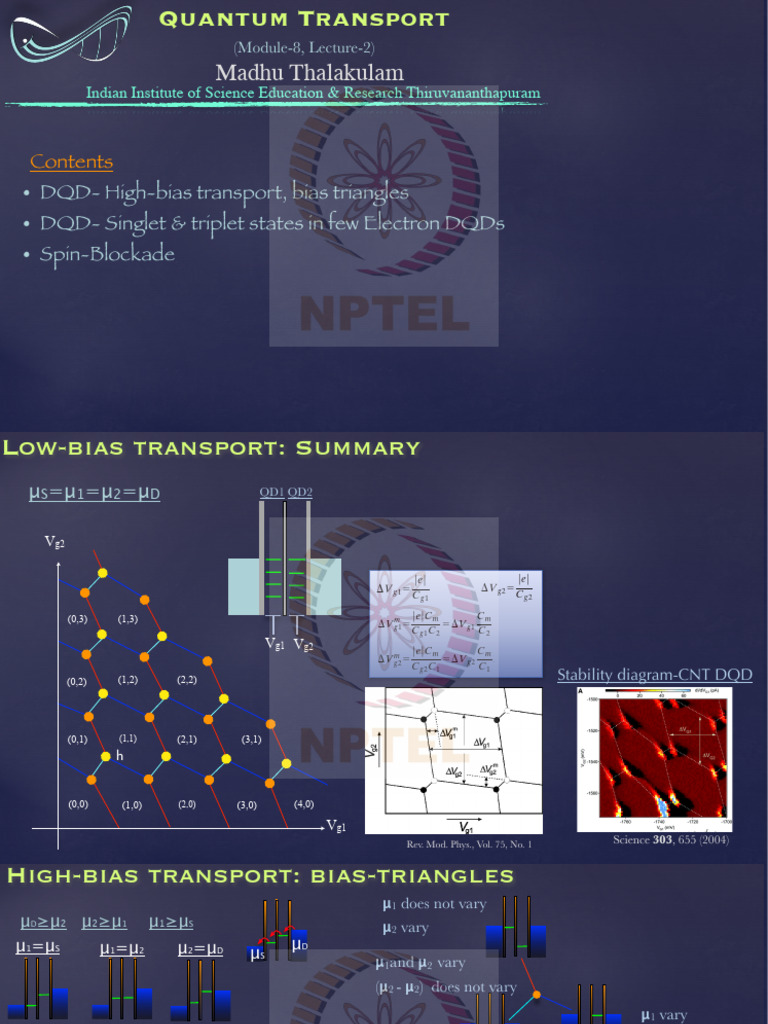 Quantum Transport M8 L2 (1) | PDF | Quantum Tunnelling | Applied And ...