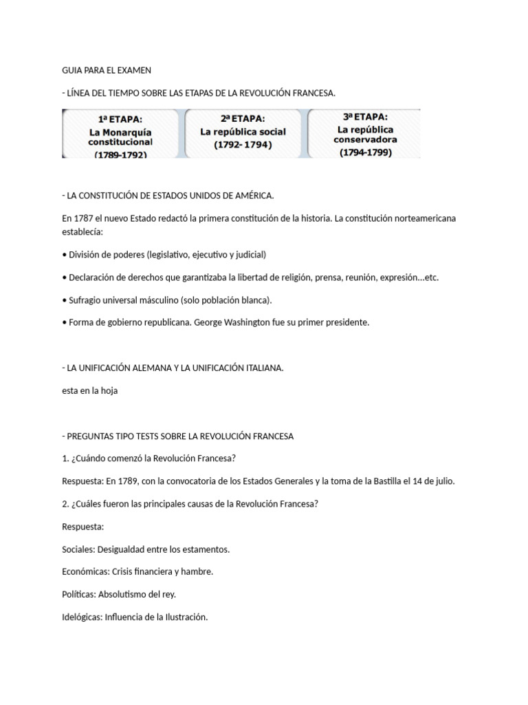 Examen de Geografia | PDF