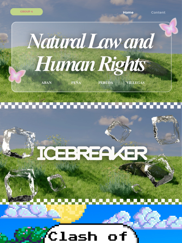 Group 4 - Natural Law and Human Rights | PDF | Natural Law | Rights