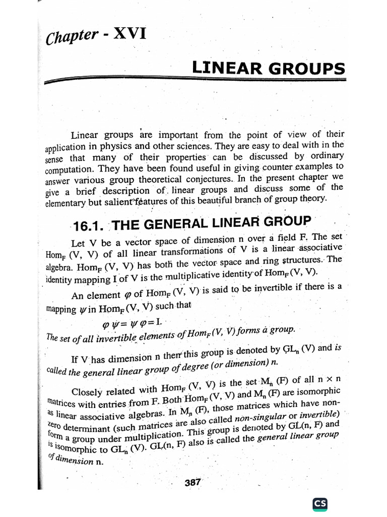 Chp#16 Advanced Group Theory II | PDF
