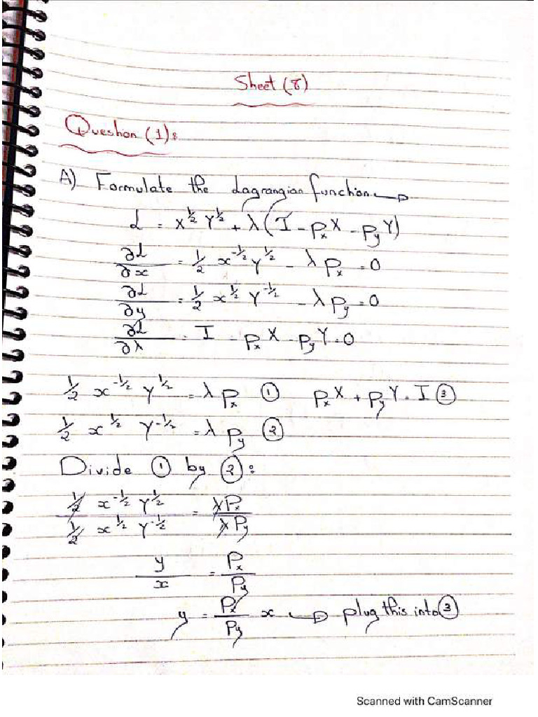 Answers - Sheet 3 - Part 1 | PDF