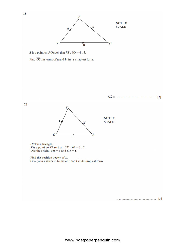 Vectors Shapes and Position Vectors | PDF