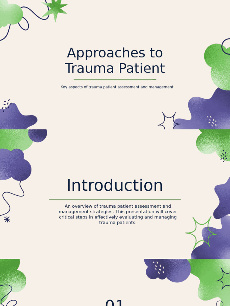 Approaches To Trauma Patient | PDF | Major Trauma | Medical Imaging