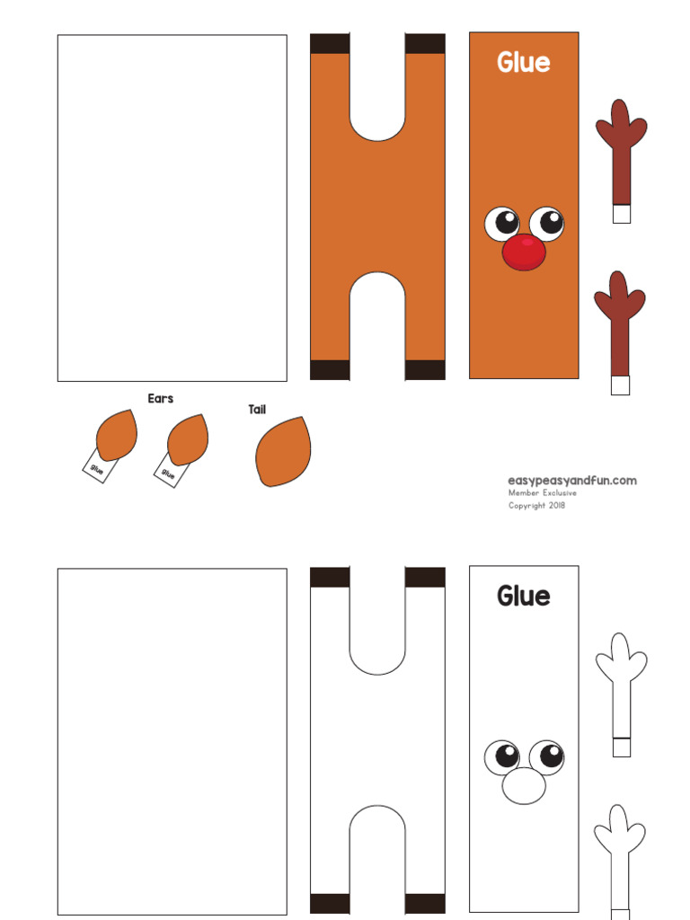 3D Paper Reindeer | PDF