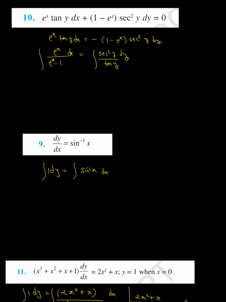 Diff Equation Day 2 | PDF