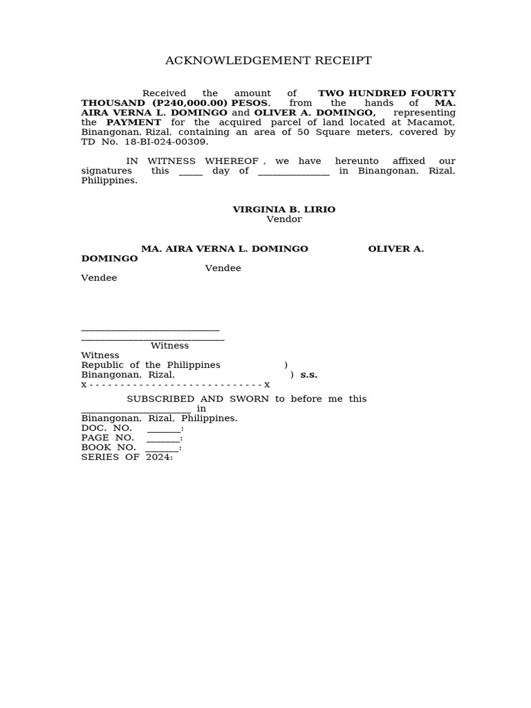 Acknowledgement Aira | PDF