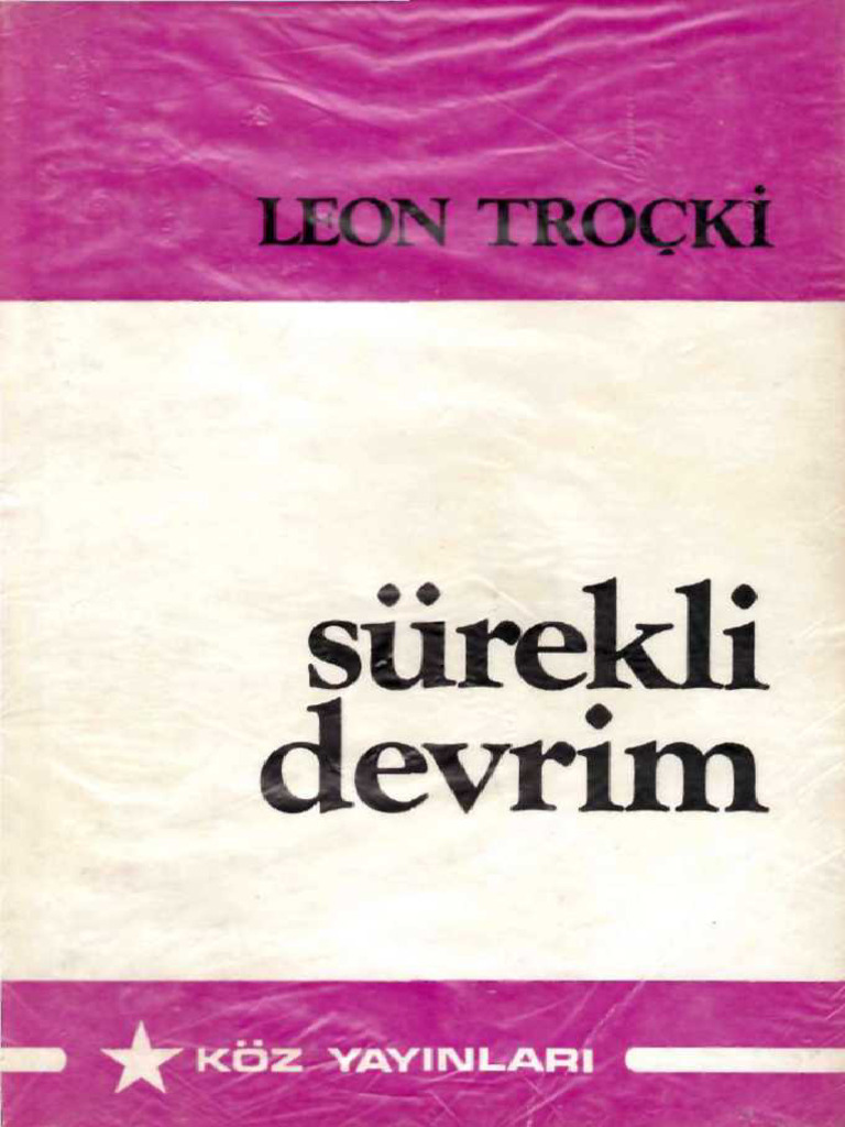 Leon Troçki - Sürekli Devrim-Köz Yayınları (1976) | PDF
