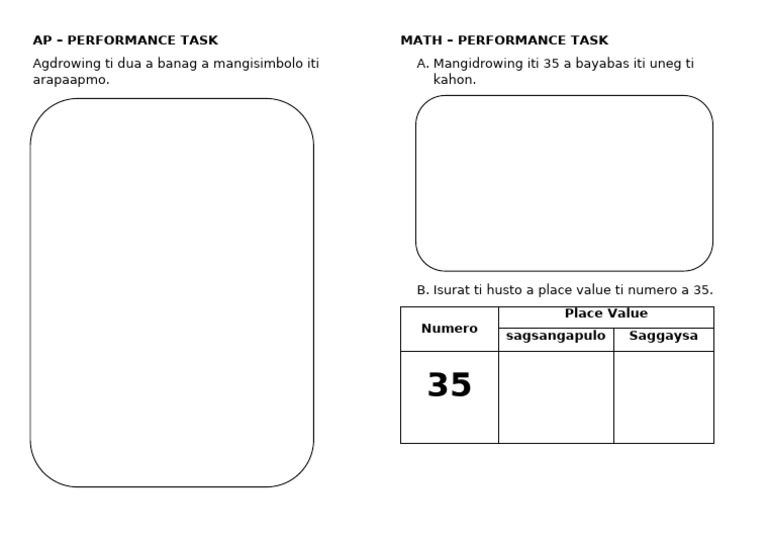 Performance Task AP and Math | PDF