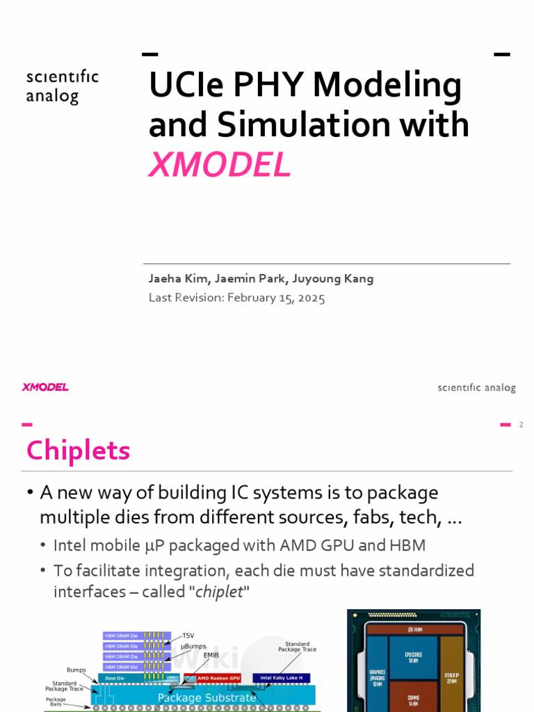 UCIe PHY Modeling with XMODEL | PDF | Electronic Engineering ...