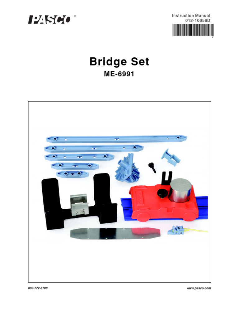 Bridge Set Manual ME 6991 | PDF | Truss | Bridge