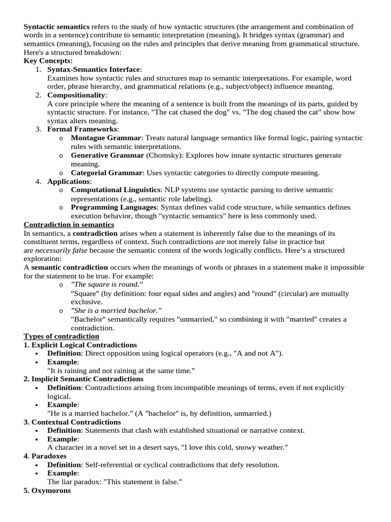 Syntactic Semantics 02 | PDF | Syntax | Semantics