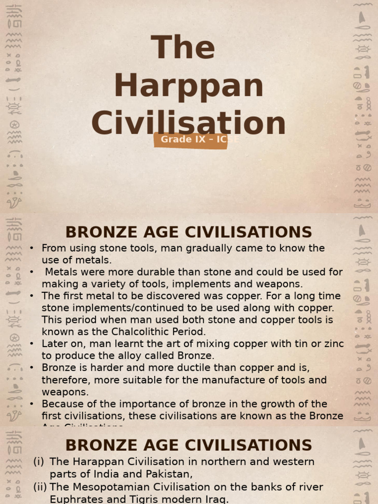 Overview of the Harappan Civilization | PDF