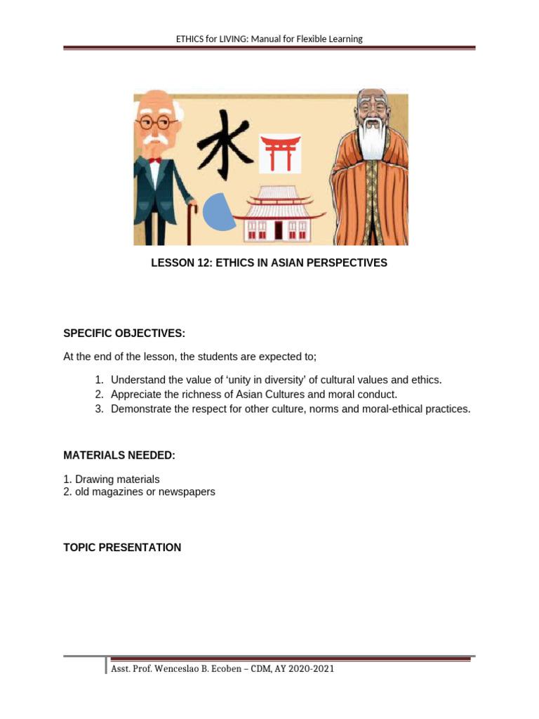 Asian Ethical Perspectives in Confucianism | PDF | Confucianism | Noble ...