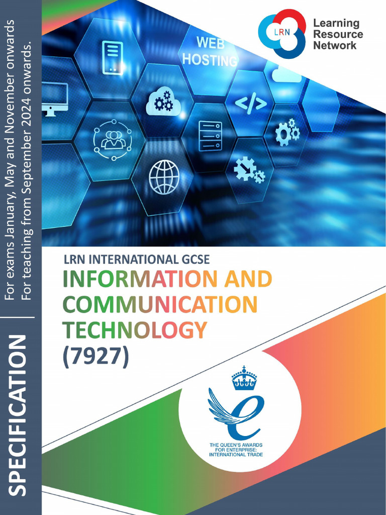 LRN International GCSE Information and Communication Technology 7927 ...