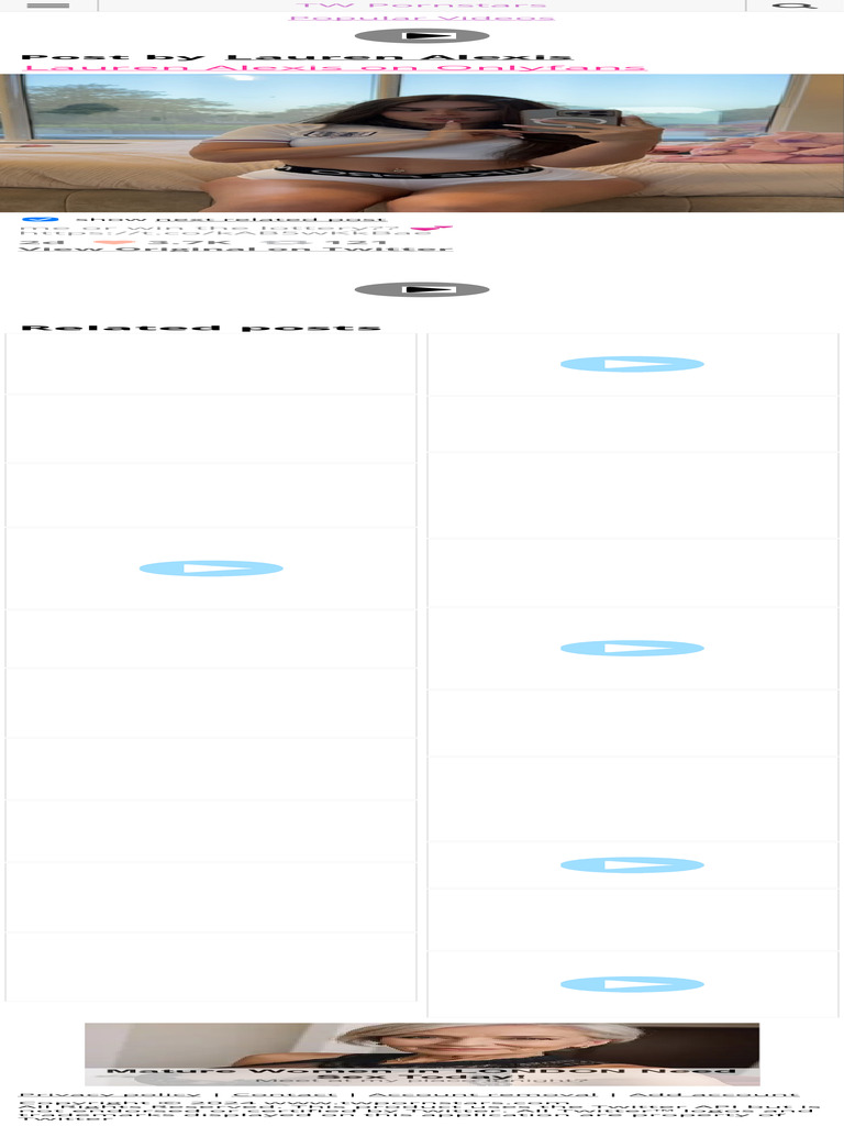 TW Pornstars - Lauren Alexis. Twitter. Me or Win The Lottery ?. 914 PM ...