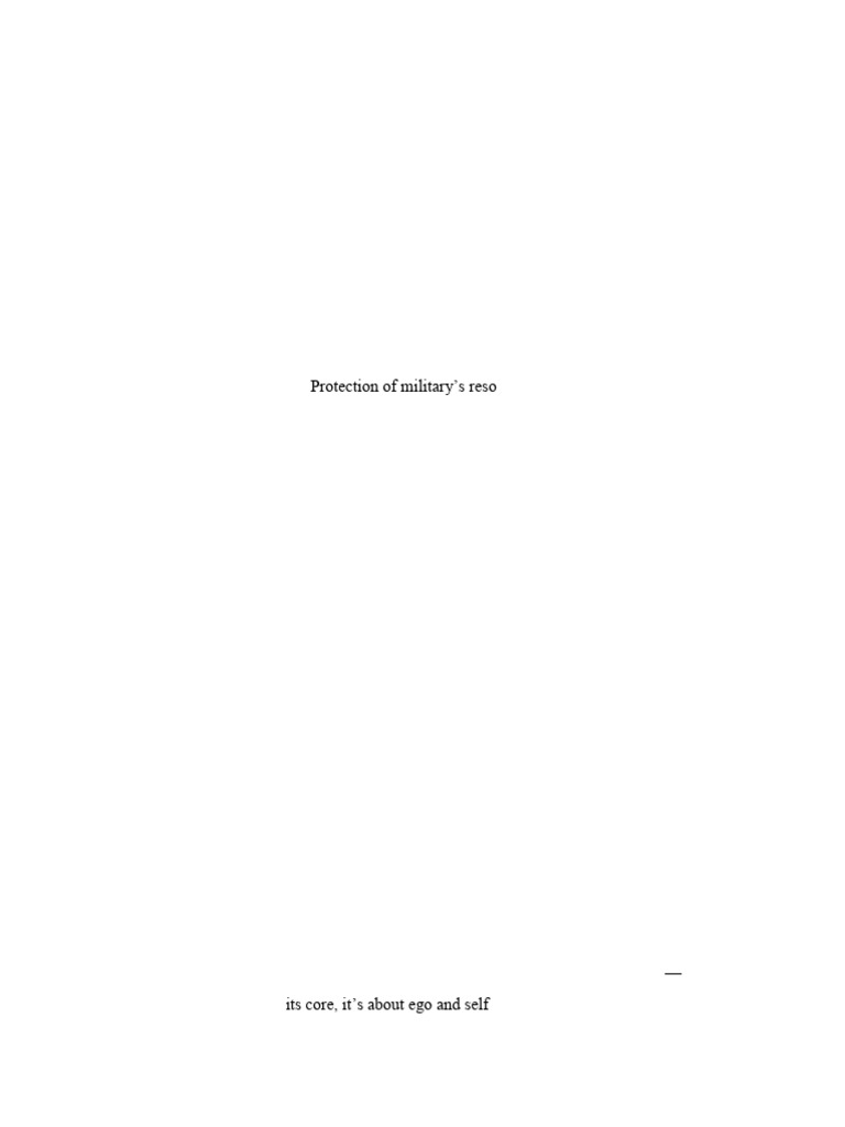 Military and Politics | PDF