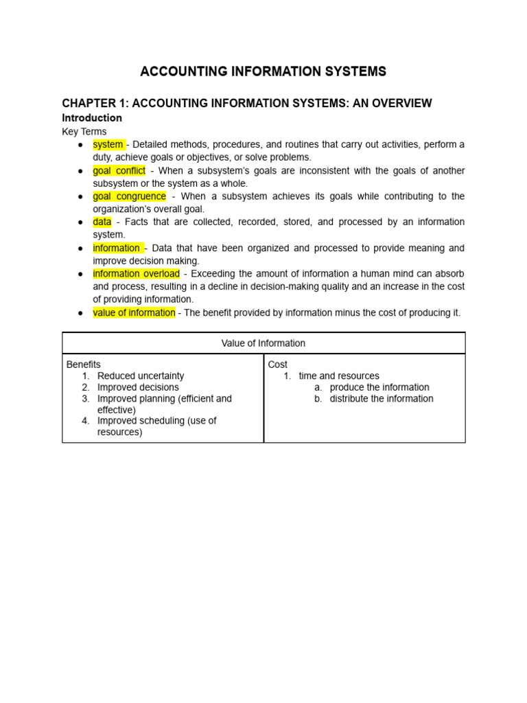A20 - Accounting Information Systems | PDF | Databases | Internal Control