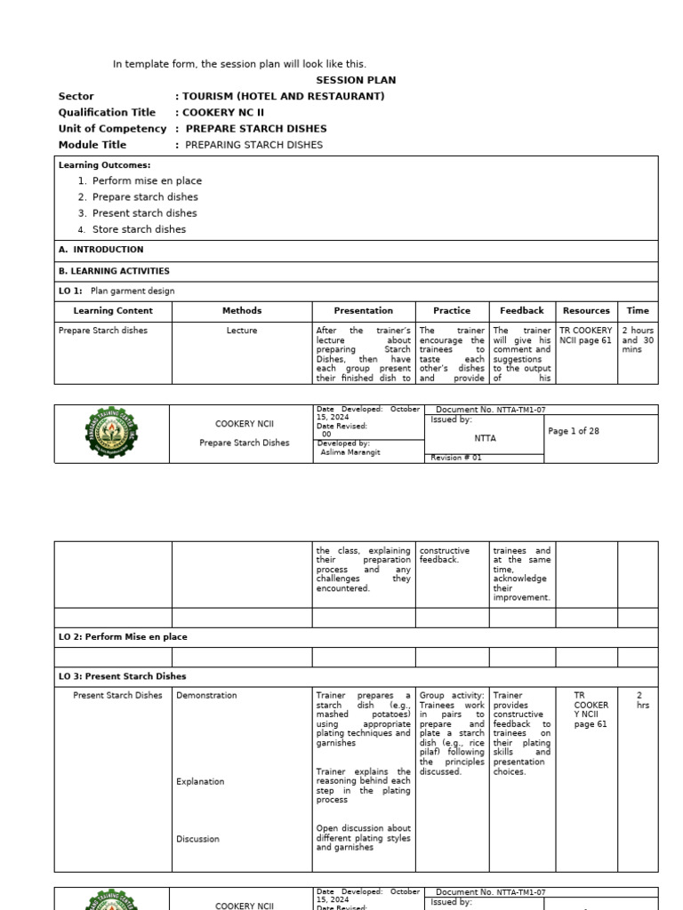 03 Session Plan | PDF