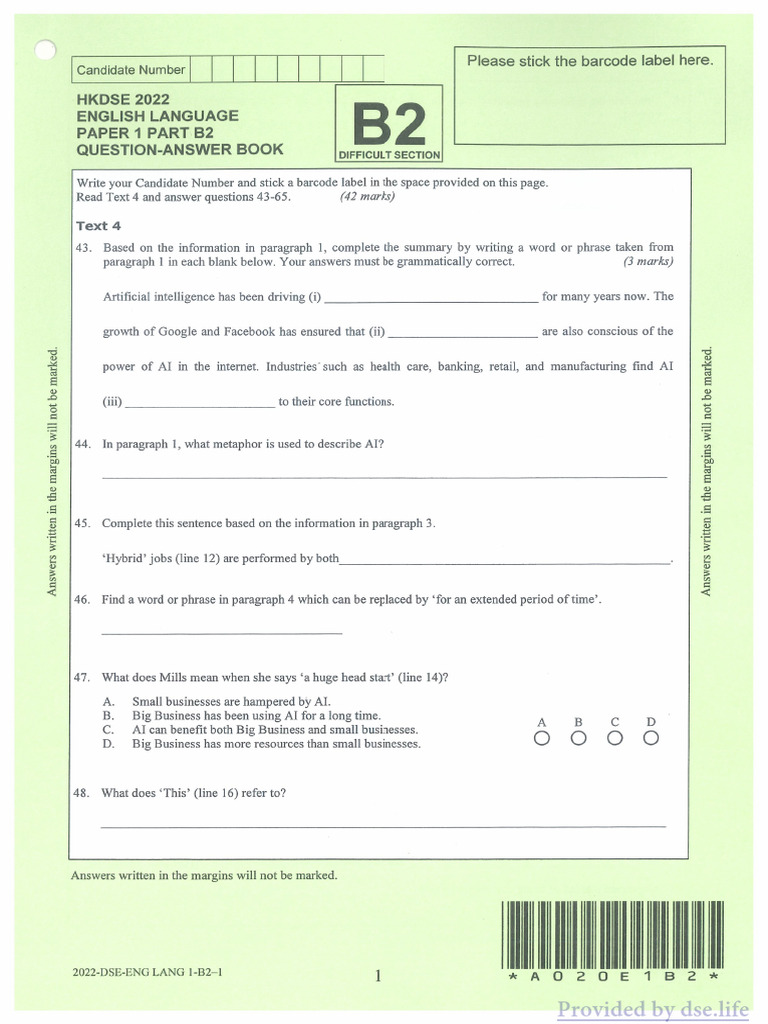 Provided by Dse - Life | PDF