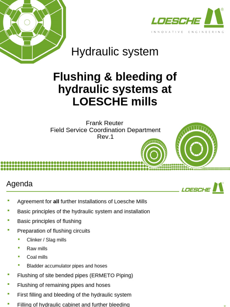 Flushing & Bleeding of Hydraulic System-Rev-1 | PDF | Mechanical ...