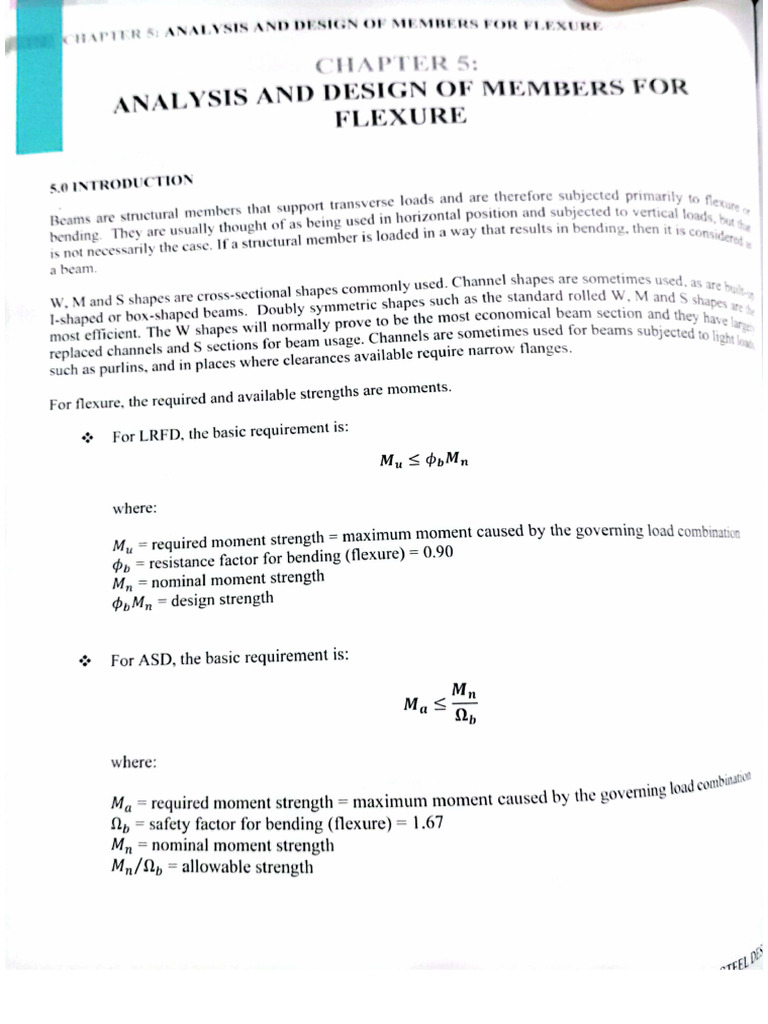 STEEL 2 - Analysis and Design of Members For Flexure | PDF