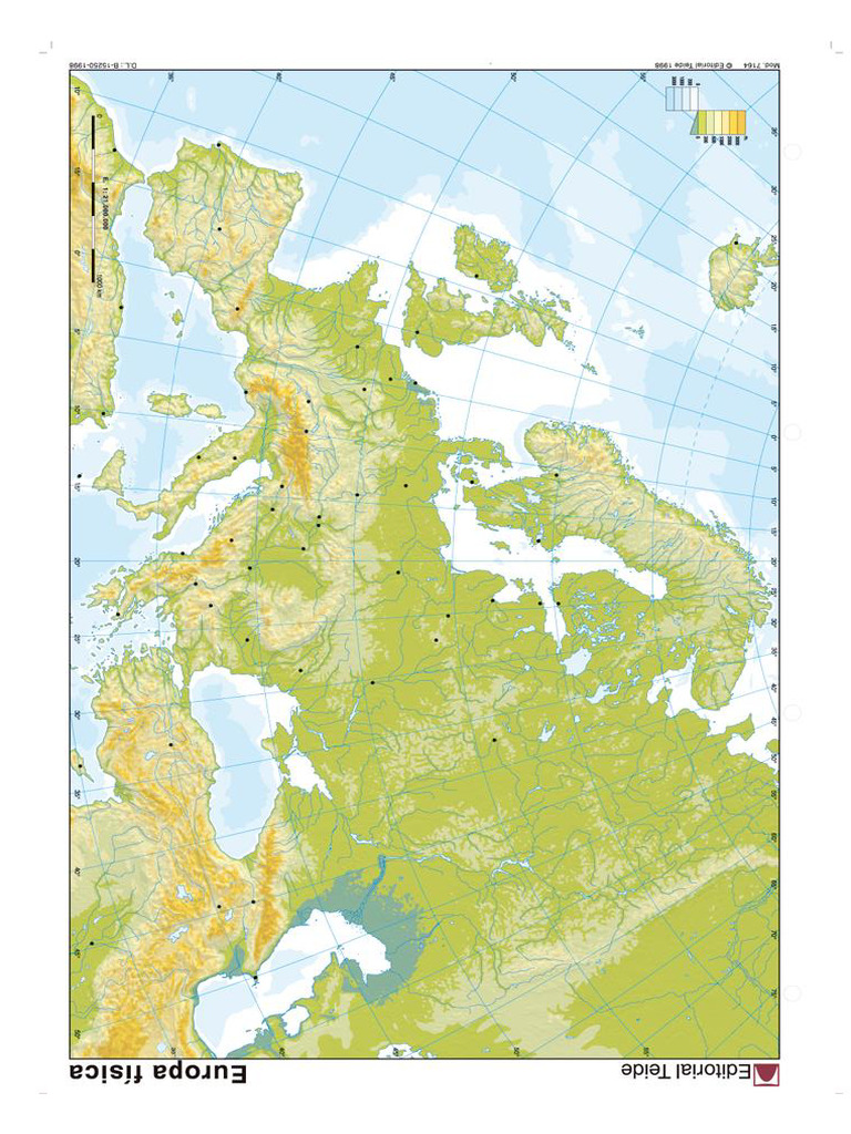 Mapa Físic Europa | PDF