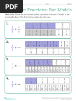 Bar Model Techniques for Fractions | PDF | Home & Garden