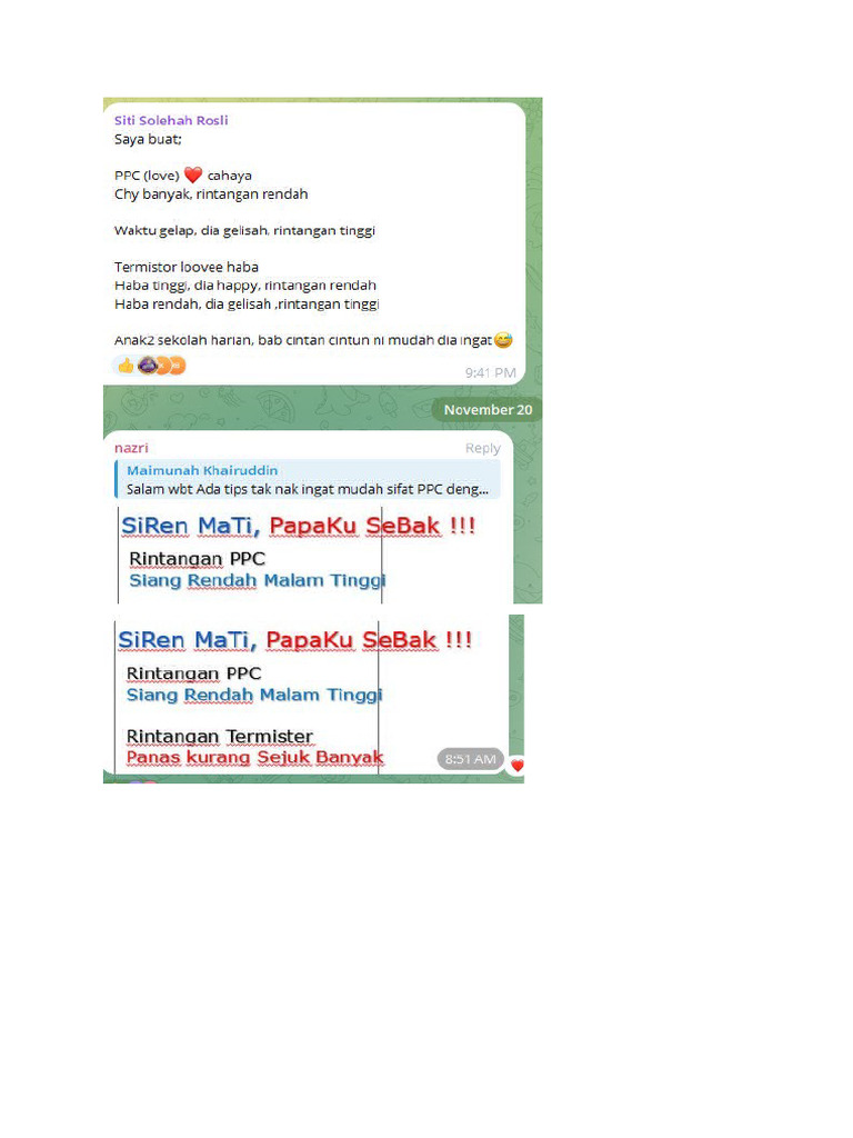 Cara Ingat Perintang | PDF