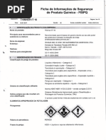 FISPQ - Tinta Spray Uso Geral | PDF | Embalagem e rotulagem | Desperdício