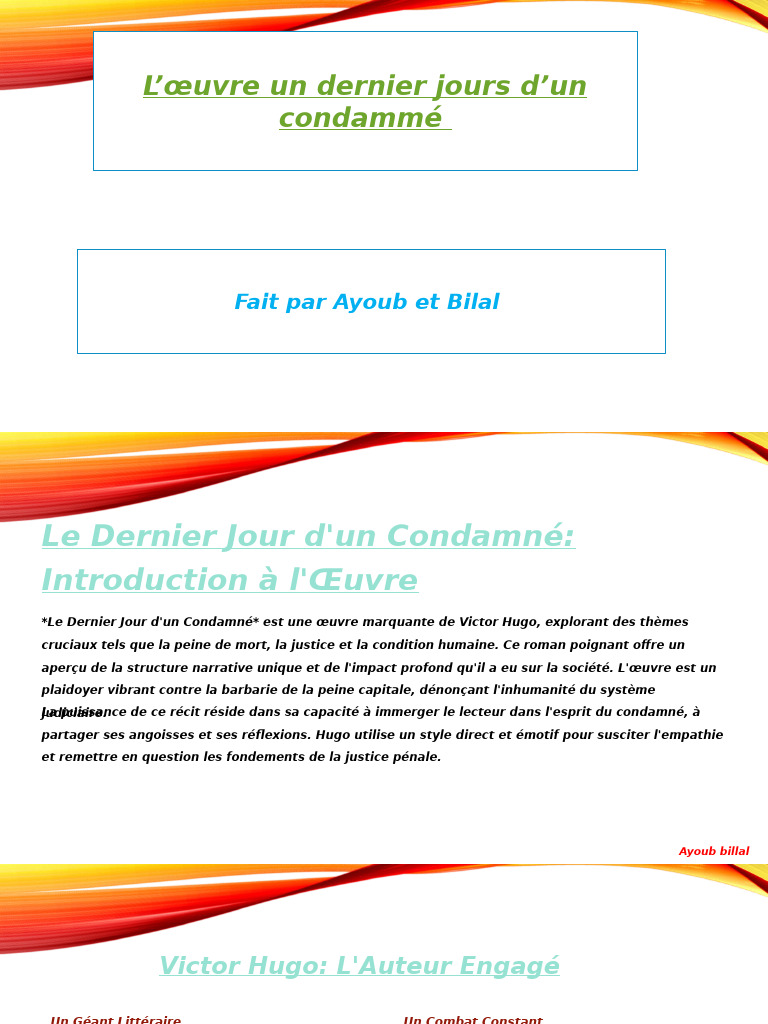 Le Dernier Jour d'un Condamné_ Introduction à l'Œuvre (2) | PDF | Peine ...