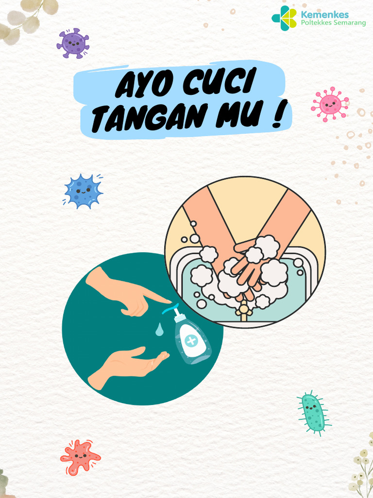 6 LANGKAH CUCI TANGAN DENGAN BENAR | PDF