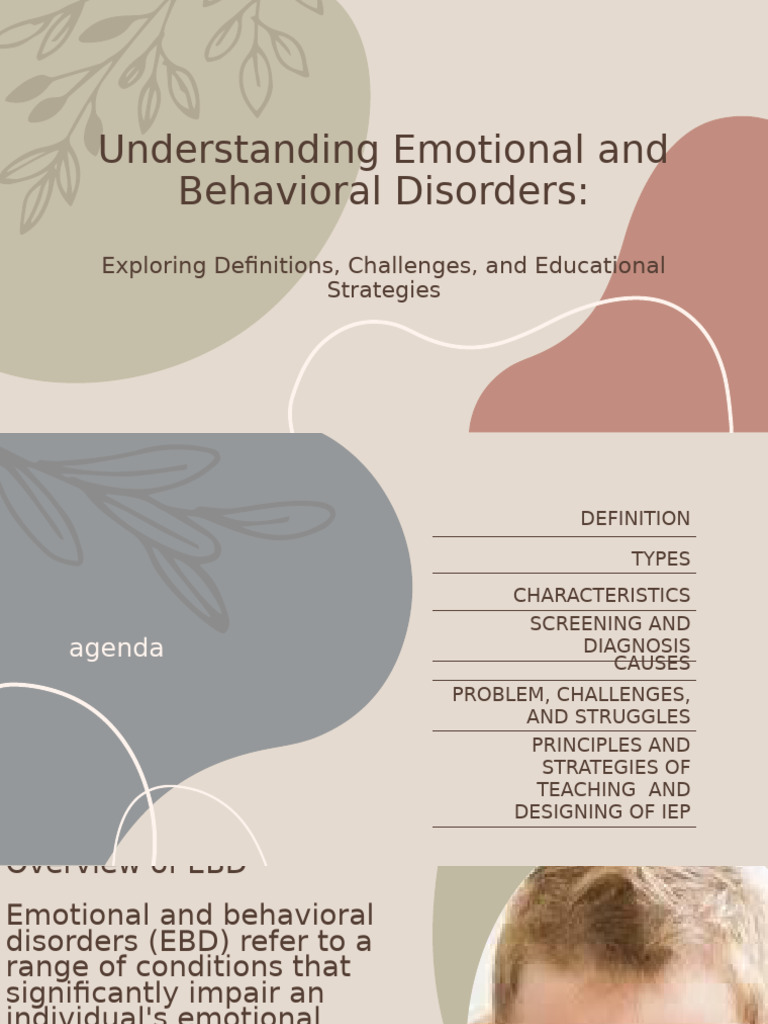 Understanding Emotional Behavioral Disorders | PDF | Mental Disorder ...