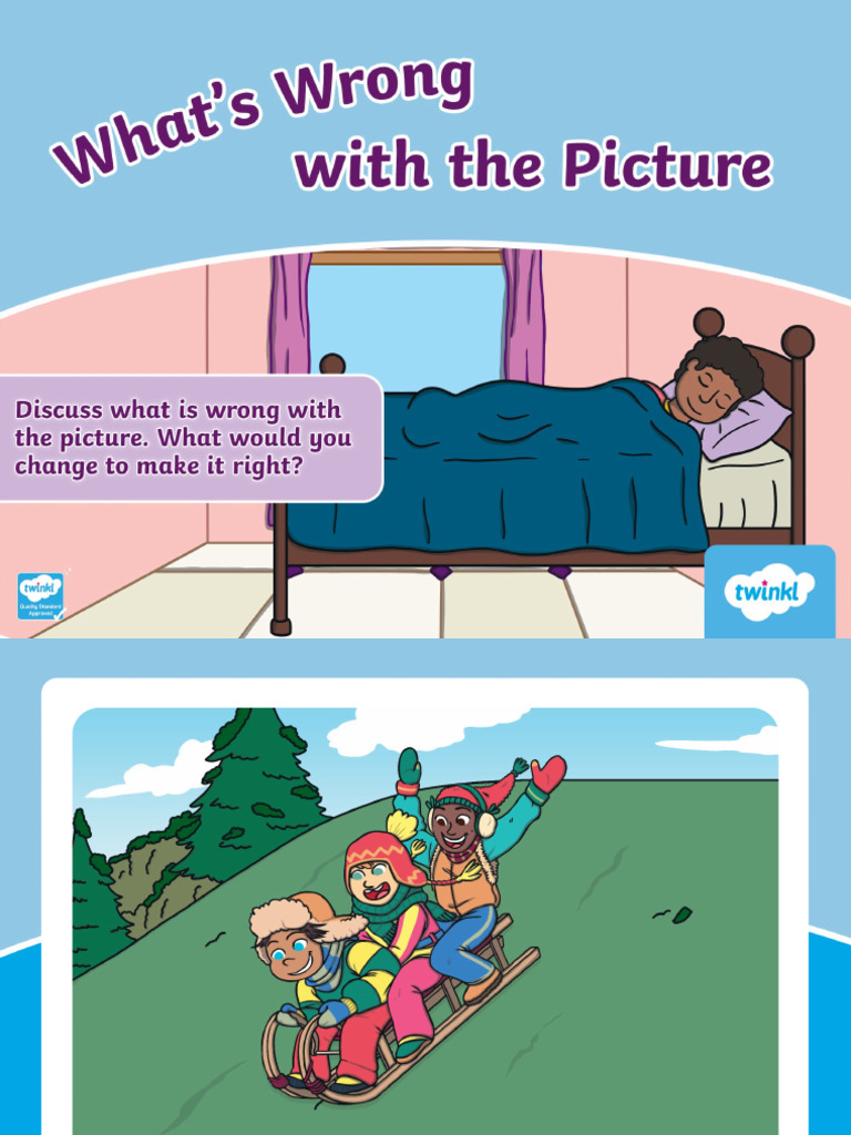 T Eal 1648717245a Esl Whats Wrong With The Picture Kids A1 Powerpoint | PDF