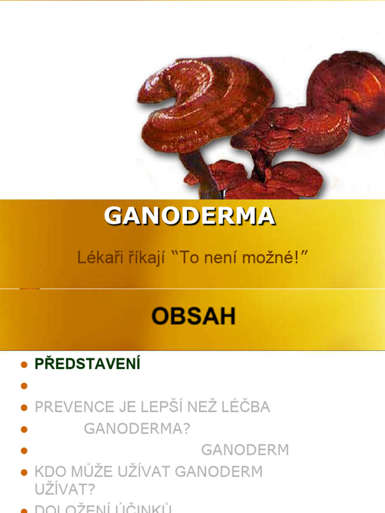 Prezentace Ganoderma | PDF