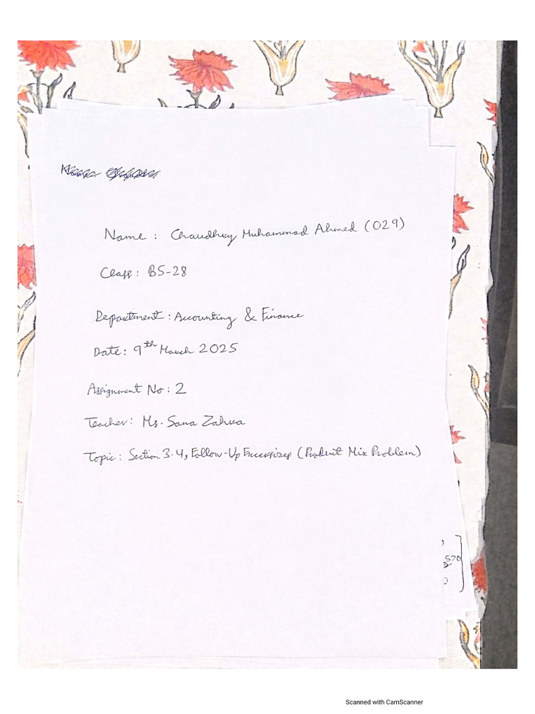 Assignment 2-Business Math Numeracy | PDF