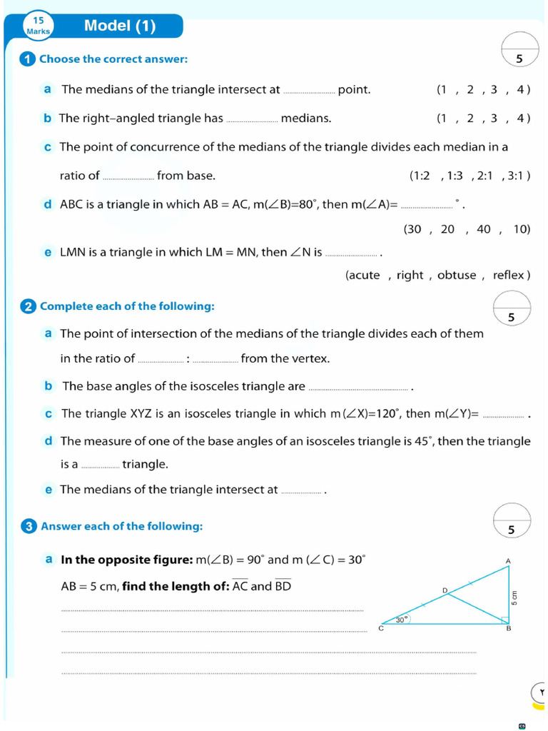 G8 Geometry OctoberMonthlyModelsT1 2025 | PDF