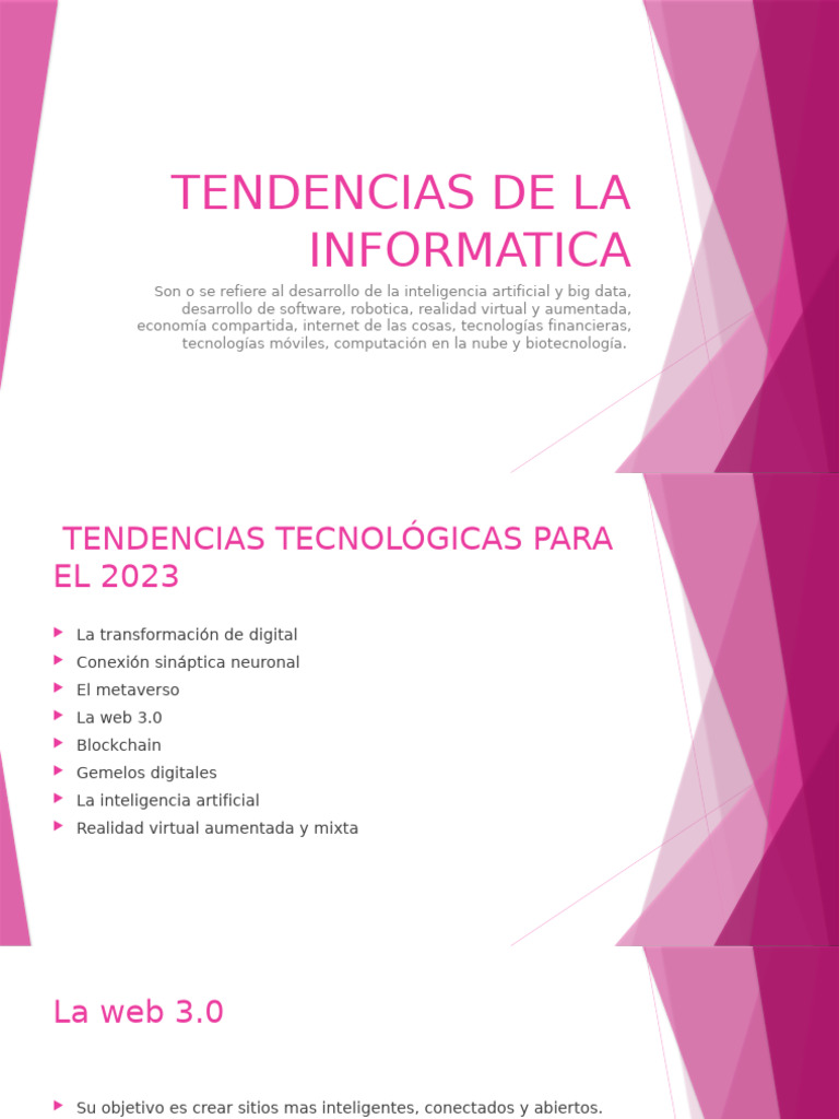 Tendencias de La Informatica | PDF