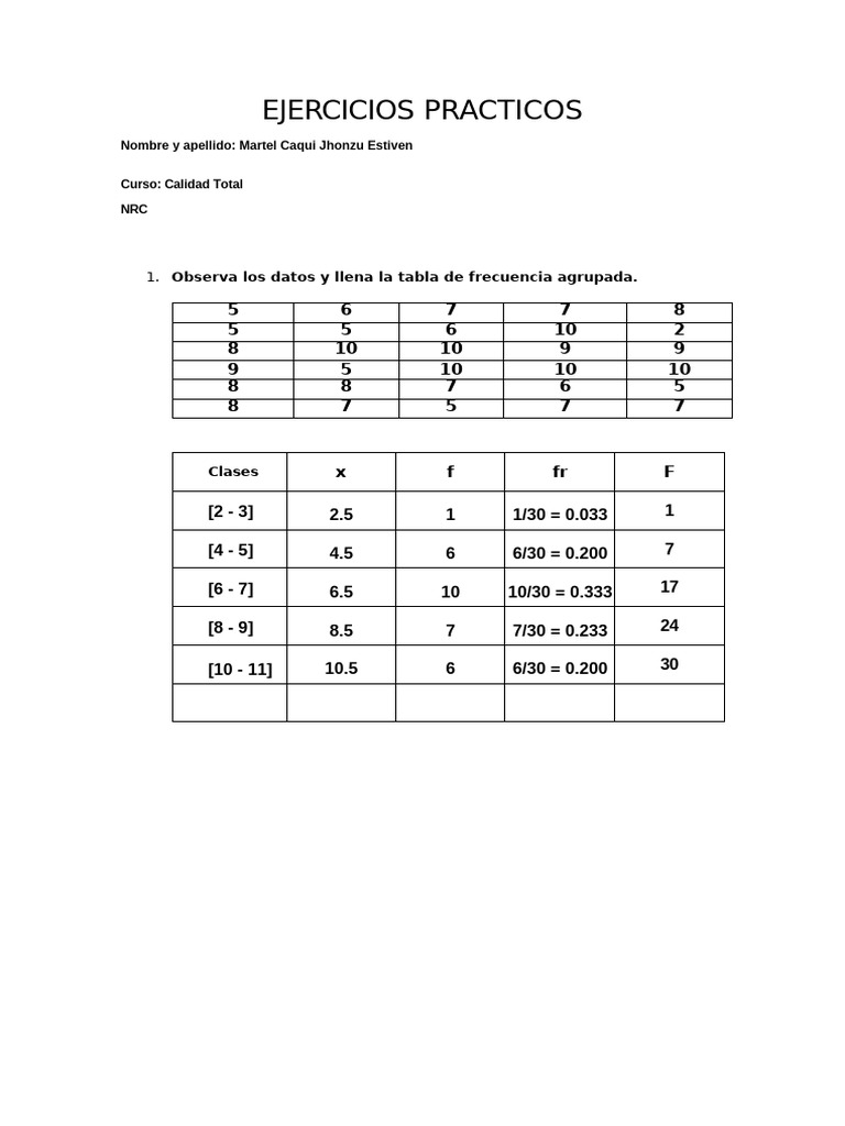 Ejercicios Practicos | PDF
