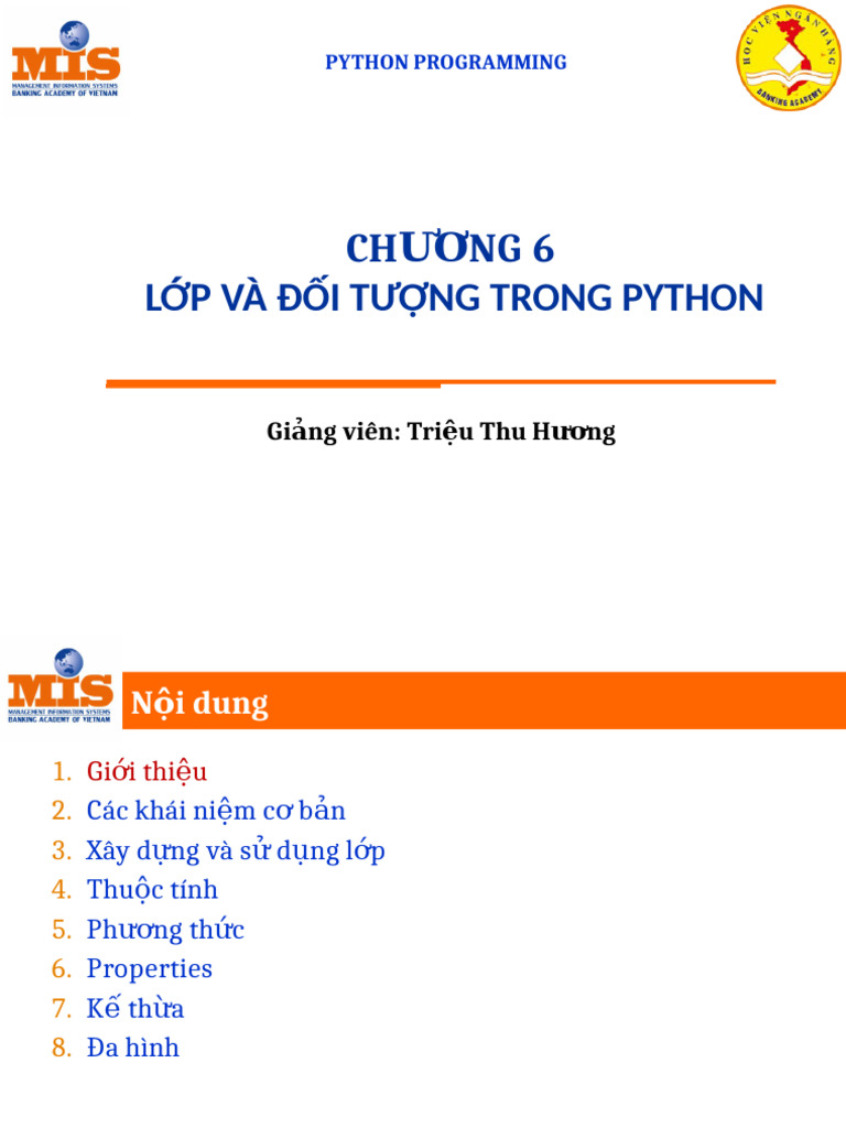 Python Programming - Lecture 9 | PDF